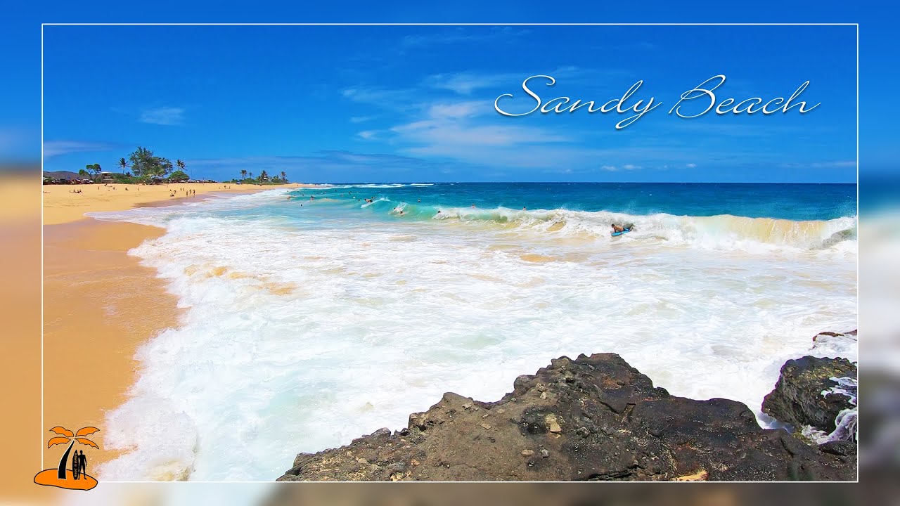 Sandy Beach Park Virtual Walk ⛱️ Hawaii 4K Tour
