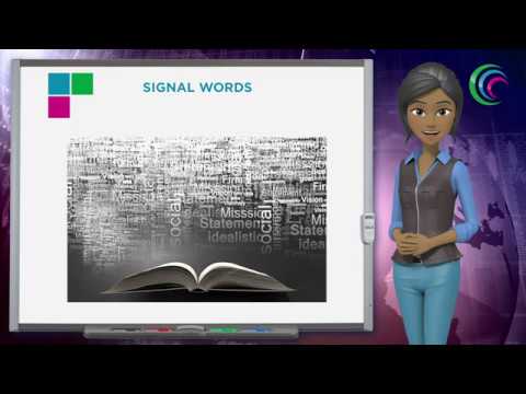 Signal words