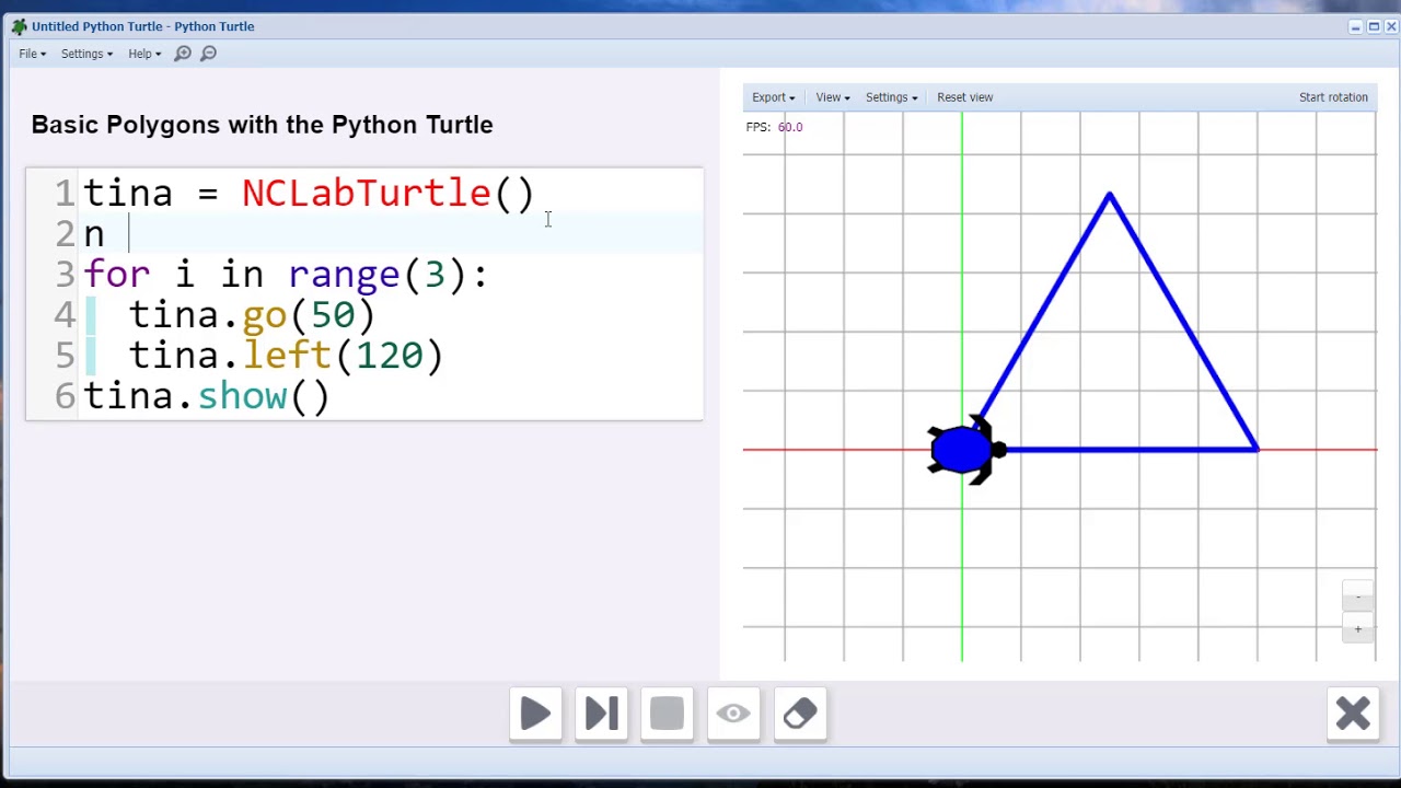 STEAM Python Turtle Simple Polygons