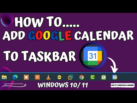 How to Add Google Calendar to Taskbar in Windows 10 & 11