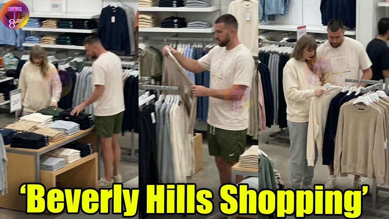 Travis Kelce and Taylor Swift spotted shopping at discounted section in Beverly Hills