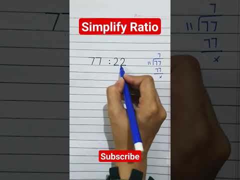 Simplify Ratio! #math #shortsfeed #trending #viral #shorts #simplification #simplify #ratio #100#1k