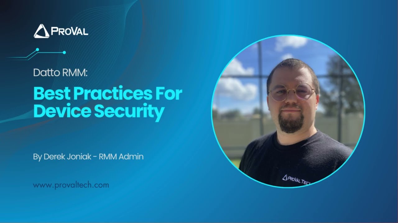 Best Practices for Device Security in Datto RMM