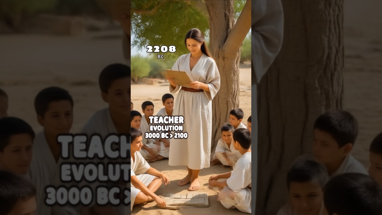 Teacher evolution made with AI #evolution #ai #teachers