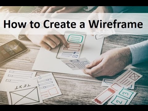 How to Create a Wireframe - The Basics & Complete Visual Example