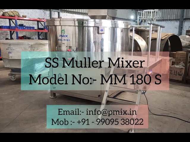 Muller Mixer - Muller Mixer Machine Manufacturer from Ahmedabad