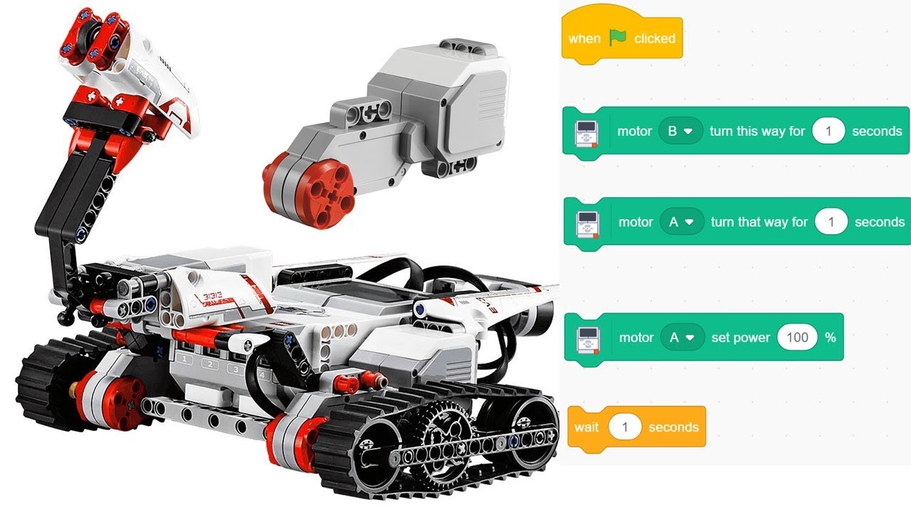 Lego Mindstorms Ev3 Scratch Tutorial - Using Motors