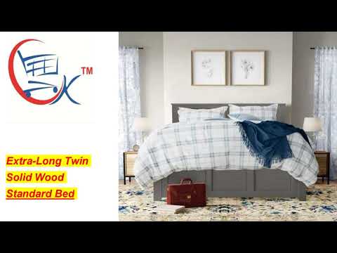Queen Size Bed Size: Extra-Long Twin Solid Wood Standard Bed
