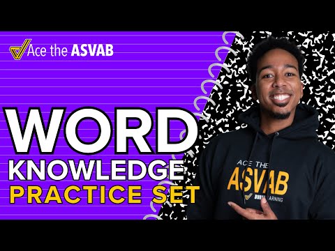 How to Practice for the ASVAB Word Knowledge 2024