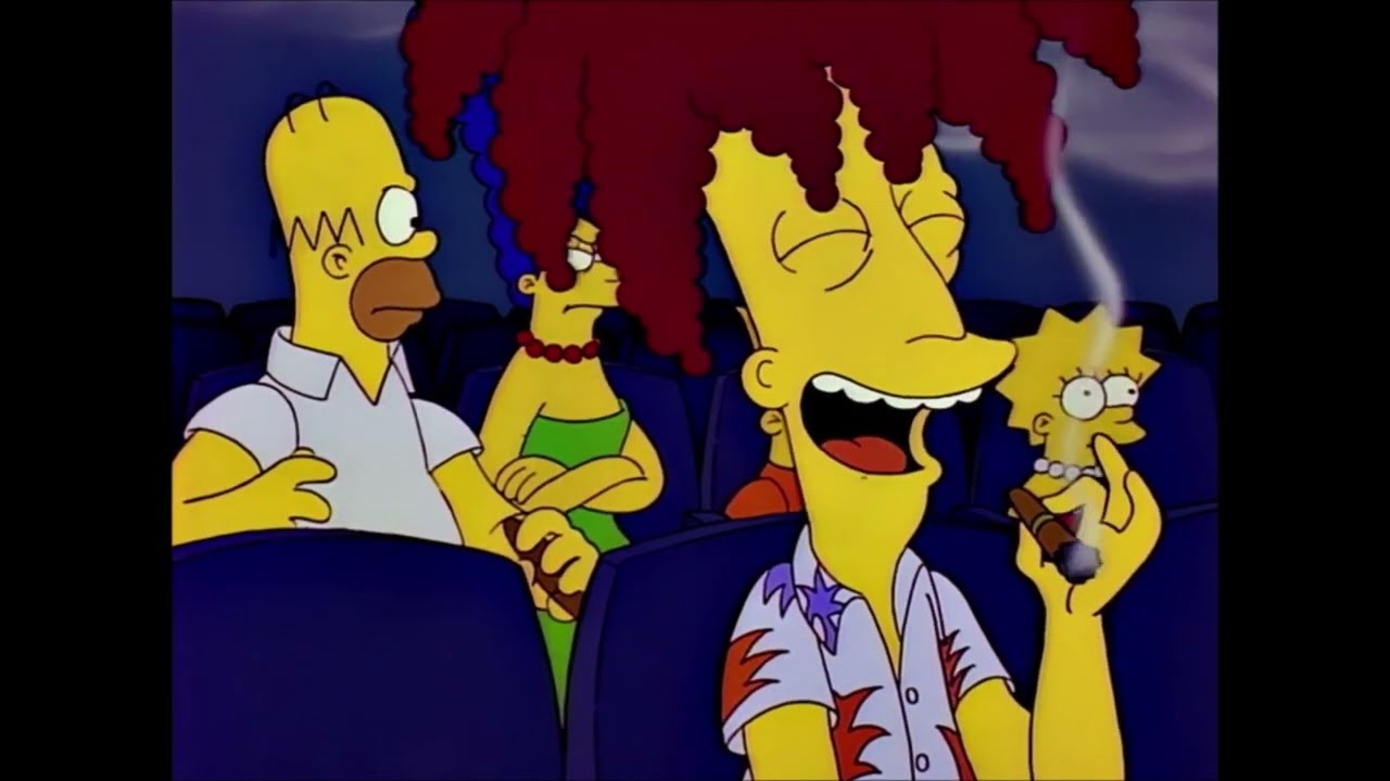 Sideshow Bob at the Cinema | The Simpsons