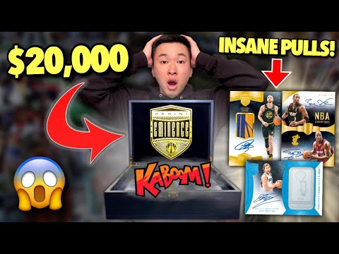 Opening an INSANE $20,000 Box of EMINENCE Basketball! π±π₯ 2021-22 Panini Eminence Hobby Case Review
