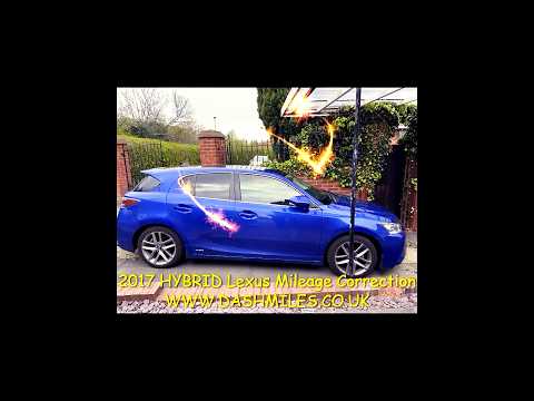 #shorts 2017 LEXUS CT200H Hybrid (Mileage Correction) instrument Cluster Odometer Adjustment Lower