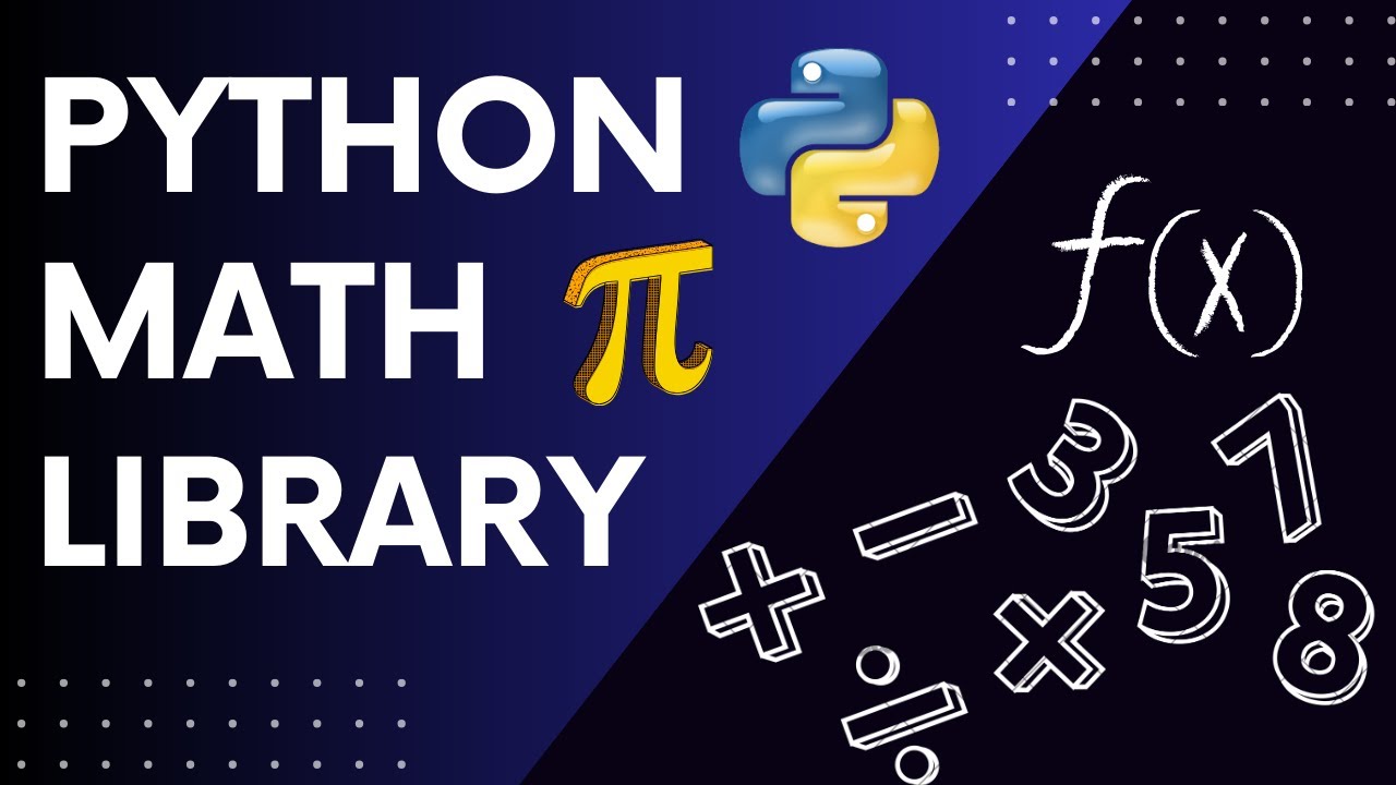 The Ultimate 9-Minute Python Math Library Tutorial for Beginners!