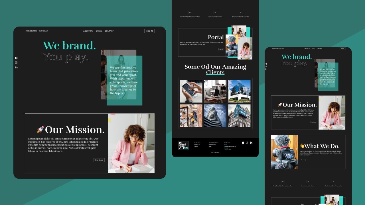 Create a Branding Business Landing Page with HTML, CSS & JS: A Step-by-Step Tutorial