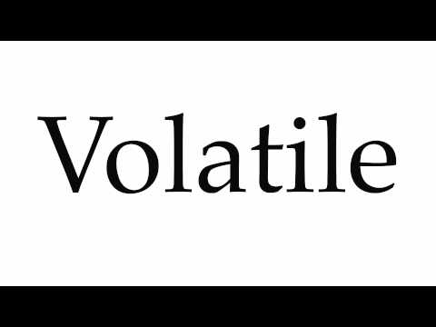 How to Pronounce Volatile