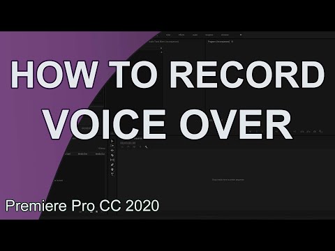How To Record Voice Over in Premiere Pro