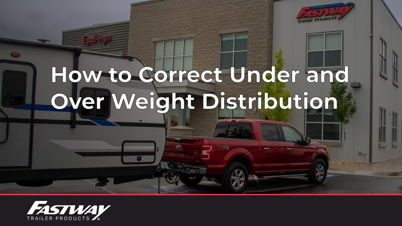 How to Make Weight Distribution Adjustments
