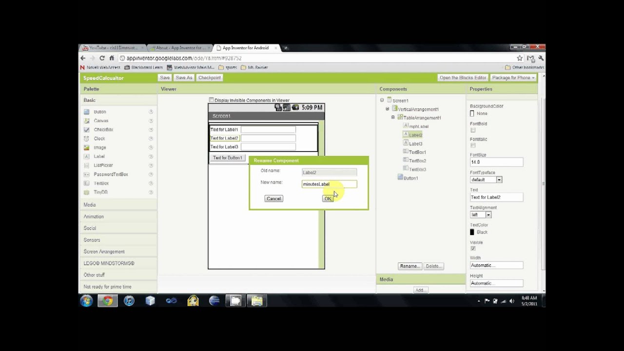 CIS 115 App Inventor Lecture Part 1
