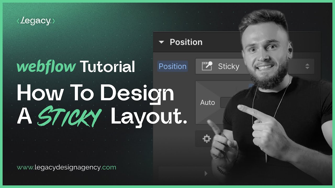 🚧 How To Build A Sticky Layout - Webflow Tutorial 🚧
