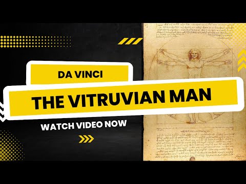The Vitruvian Man | Da Vinci | Rosesun Studio
