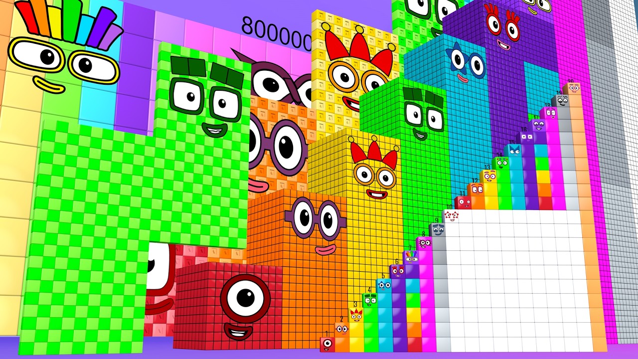 Numberblocks Puzzle 400 10,000 100,000,000 | Fun Counting Number for Kids