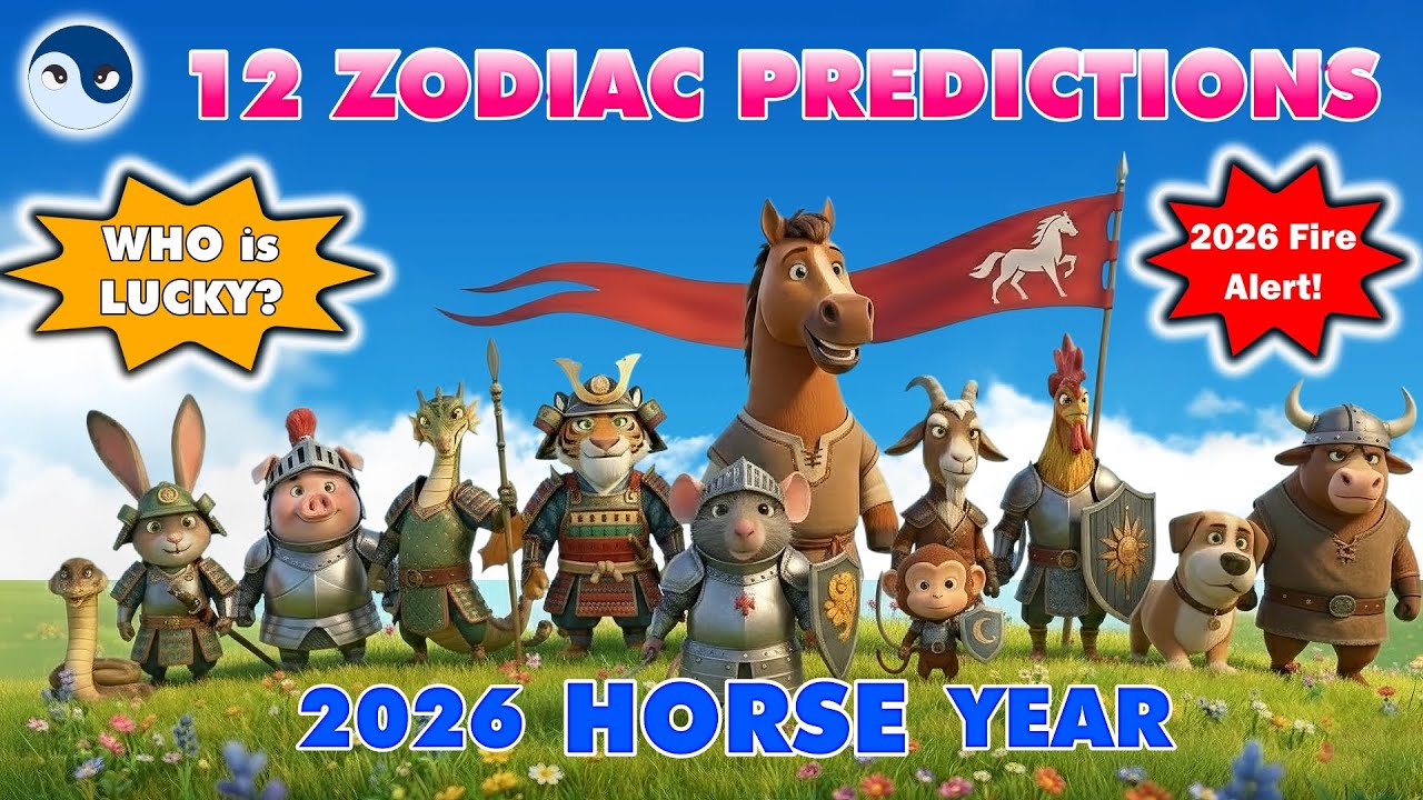 2026 Chinese Zodiac Forecast: Year of the Fire Horse (All 12 Zodiacs) - Master Tsai