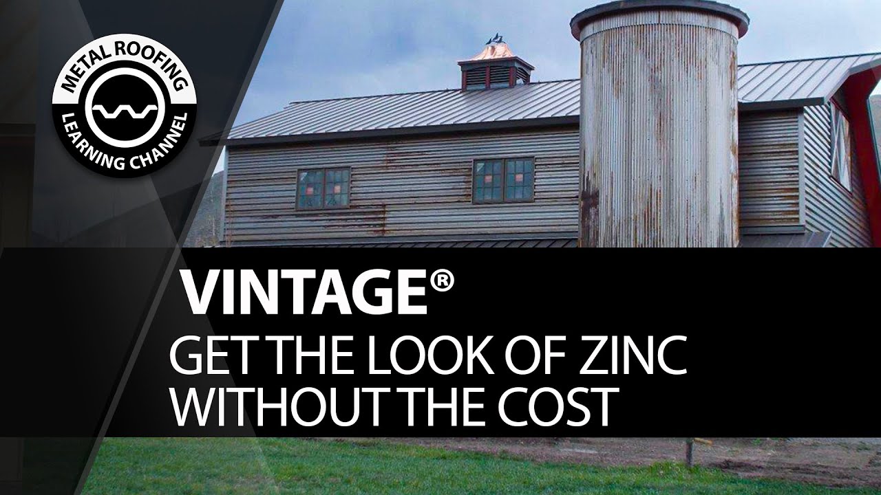 What Is Steelscape Vintage? Painted Steel That Looks Like An Old Zinc Roof Without Cost Or Problems