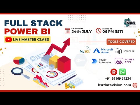 Live Master Class on Full Stack Power Bi (Power BI, Azure, Power Apps & Power Automate)