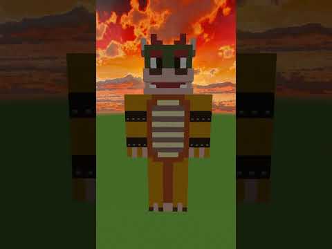 Bowser -  "Peaches" Made In Minecraft