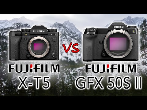 Fuji X-T5 vs GFX 50S II (comparing image quality)