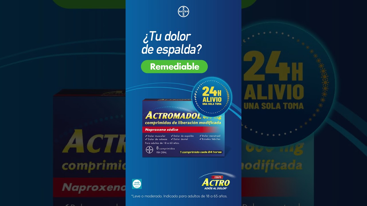 ¿Dolor muscular? Actromadol