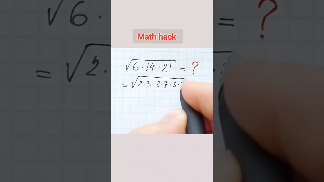 Math hack #math #mathpuzzle #mathhack #mathstricks #logic