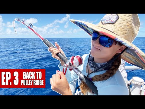 MY FIRST YELLOWMOUTH GROUPER - New Fish for Amanda | Gale Force Twins