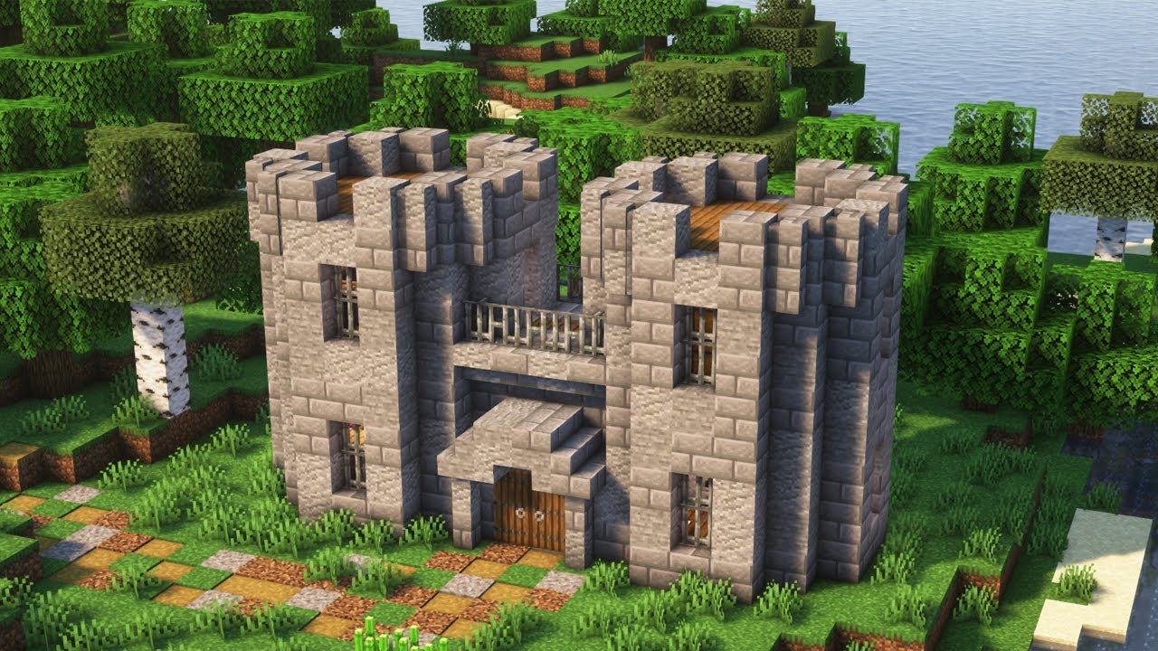 How to Build an Easy Castle | Minecraft - Minecraft Builders