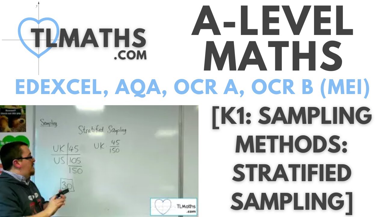 A-Level Maths: K1-07 [Sampling Methods: Stratified Sampling]