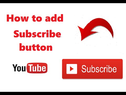 How to add Subscribe button
