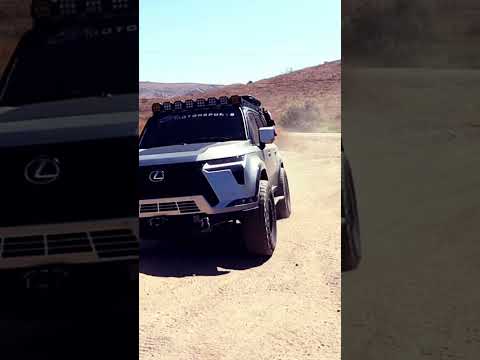 NEW Lexus GX550 Aftermarket Overlanding Edition Offroading the trails 👀 #lexusgx550 #gx550