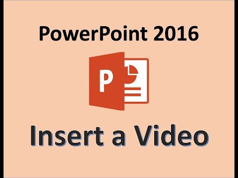 PowerPoint 2016 - Insert Video - How to Add Put Videos in MS Microsoft Office 365 PPT Presentation
