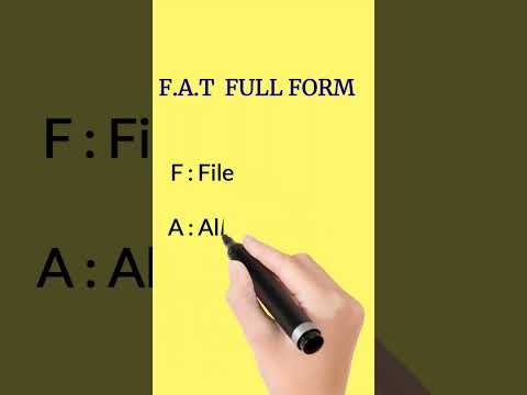 F.A.T Full form | full form of FAT | #fullform