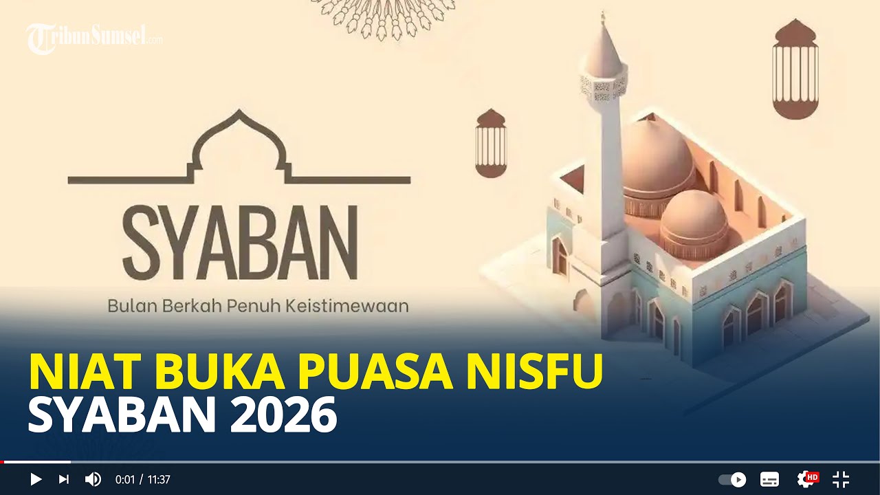 NIAT Buka Puasa Nisfu Syaban 2026