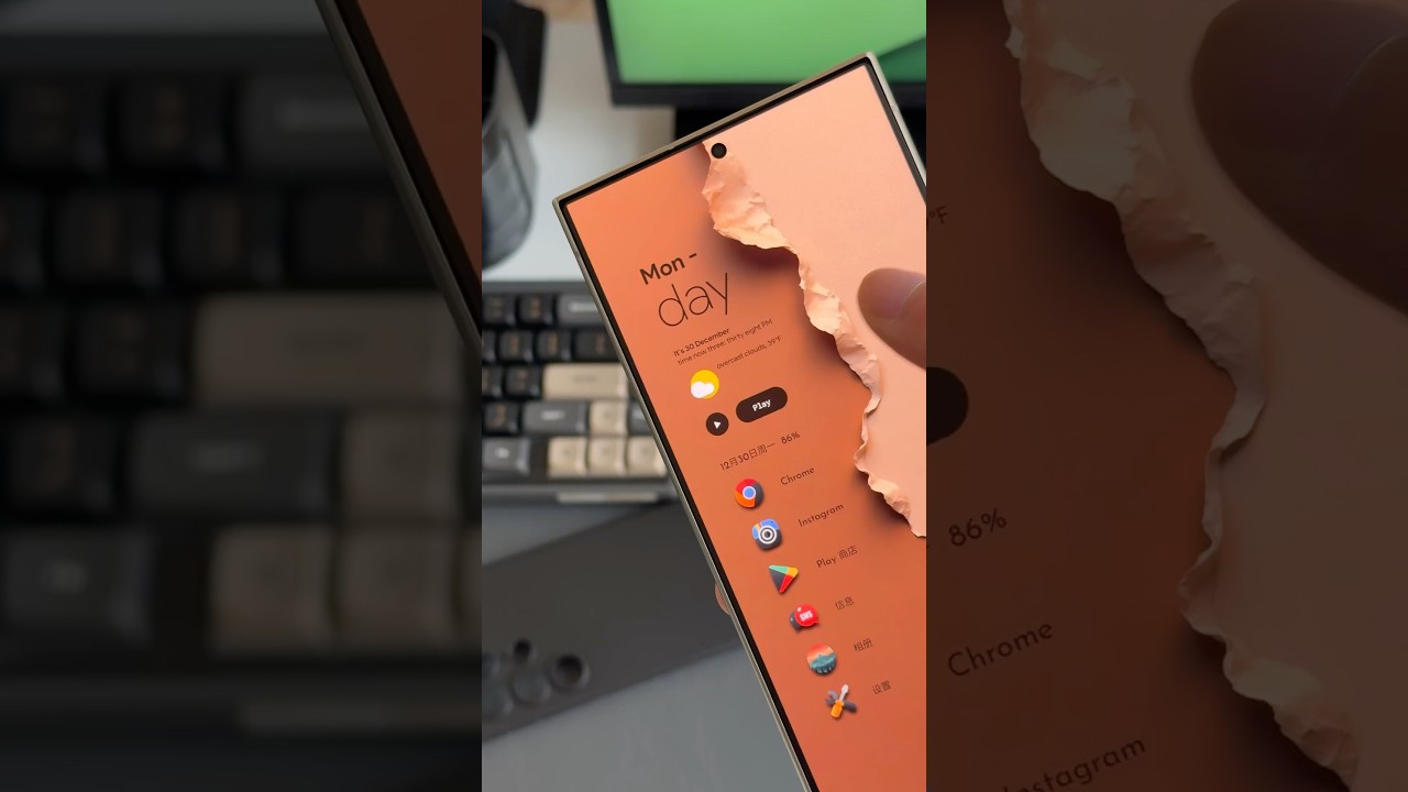 Unbelievable icon pack for android #shorts #android #theme #s24ultra #smartphone #samsung