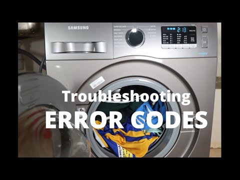 Troubleshooting Samsung Front Load Washing Machine Error Codes