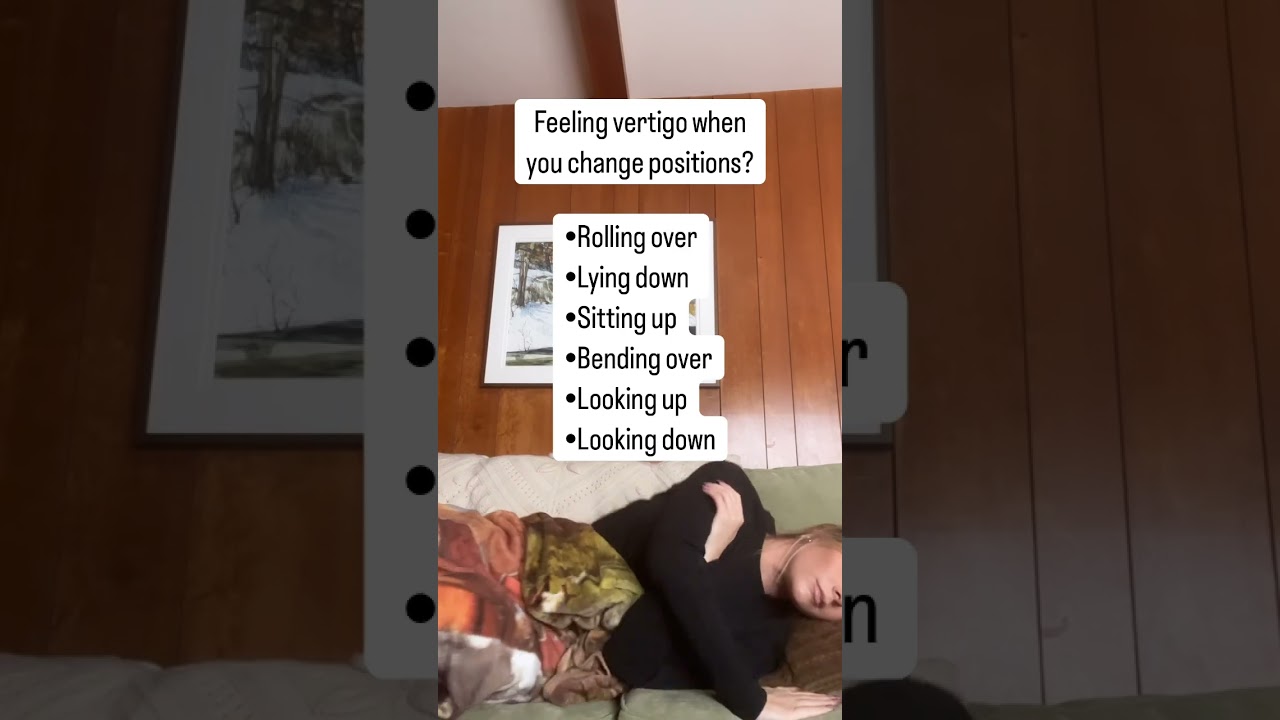 Positional vertigo? We have a FREE resource page for you! #vertigo #dizziness #bppv #vestibular