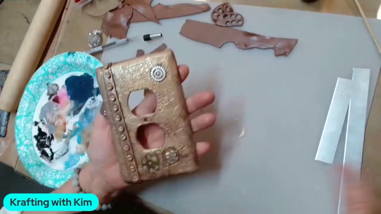 How to Create a Decorative Clay Switch plate