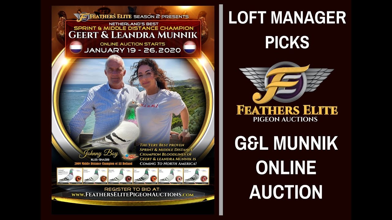 FEPA LOFT MANAGER PICKS MUNNIK AUCTION (2020)