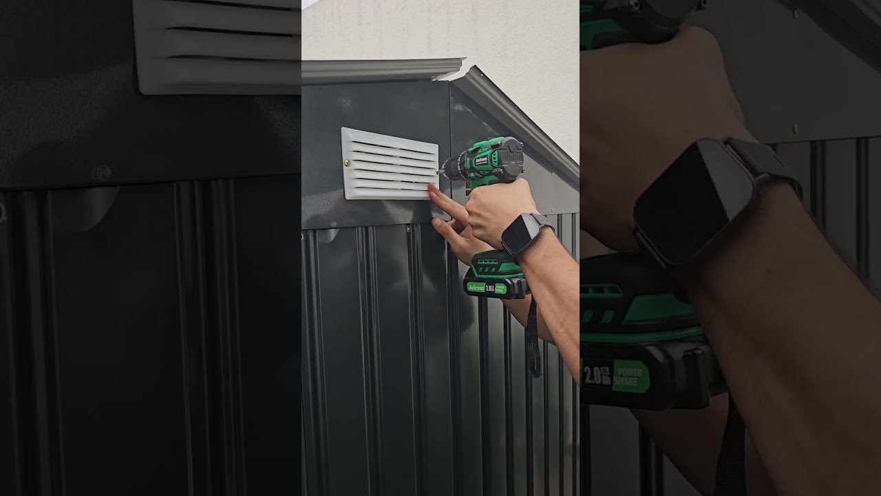 Cobertizo de Almacenamiento Para Exterior 213x191x195 | ARCHER B