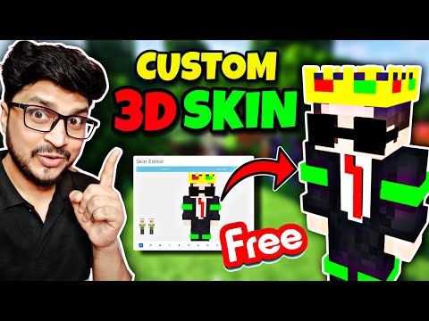 How To Make Custom 3D Minecraft Skin For Java & PE | How to make Skin like Senpaispider