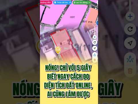 Chỉ với 5 giây biết ngay cách đo diện tích đất online #guland #batdongsan #tintucbds #tintuc