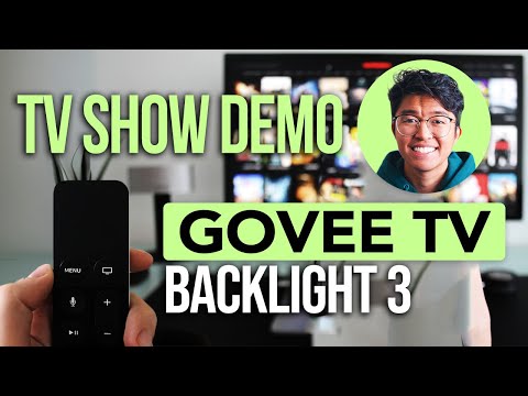 Govee TV Backlight 3: TV Show Demo & Setup
