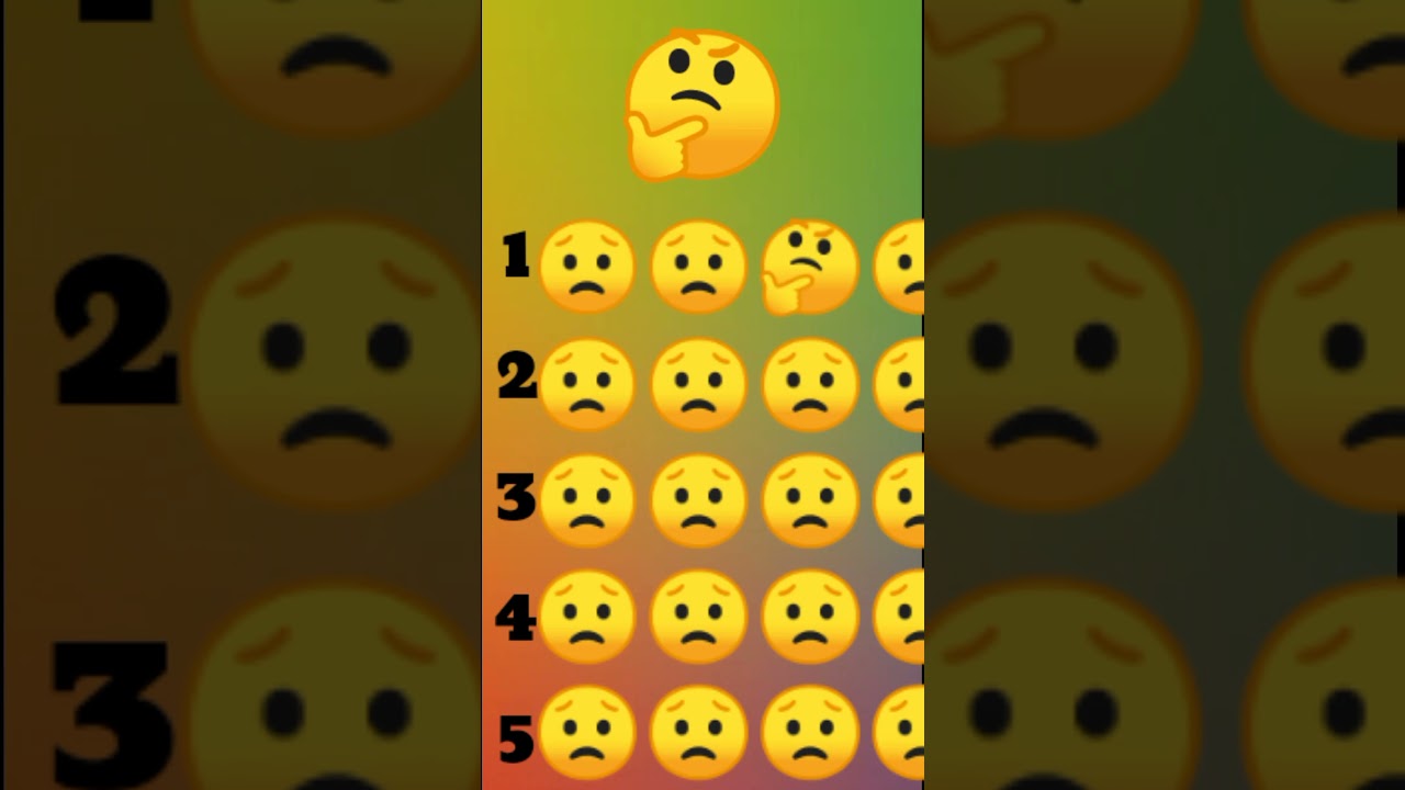 Find difference emoji 😲 | Spot The same Emoji 🤣 #emoji #hidden #emoji #viral#popular